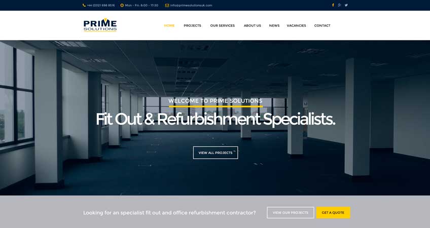 Busy Time for the Team at Prime Solutions – Prime Solutions UK